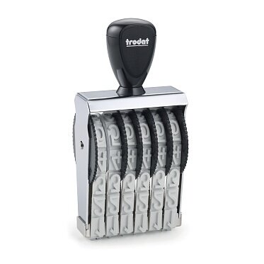 Trodat 15156 ленточный нумератор высота символа 15мм, 6 разрядов