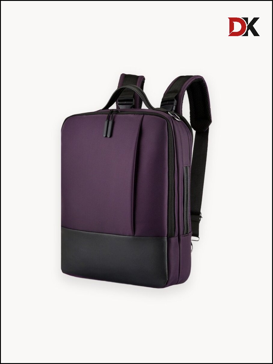 Рюкзак M1685, водонепроницаемый, для ноутбука, USB-порт, фиолетовый