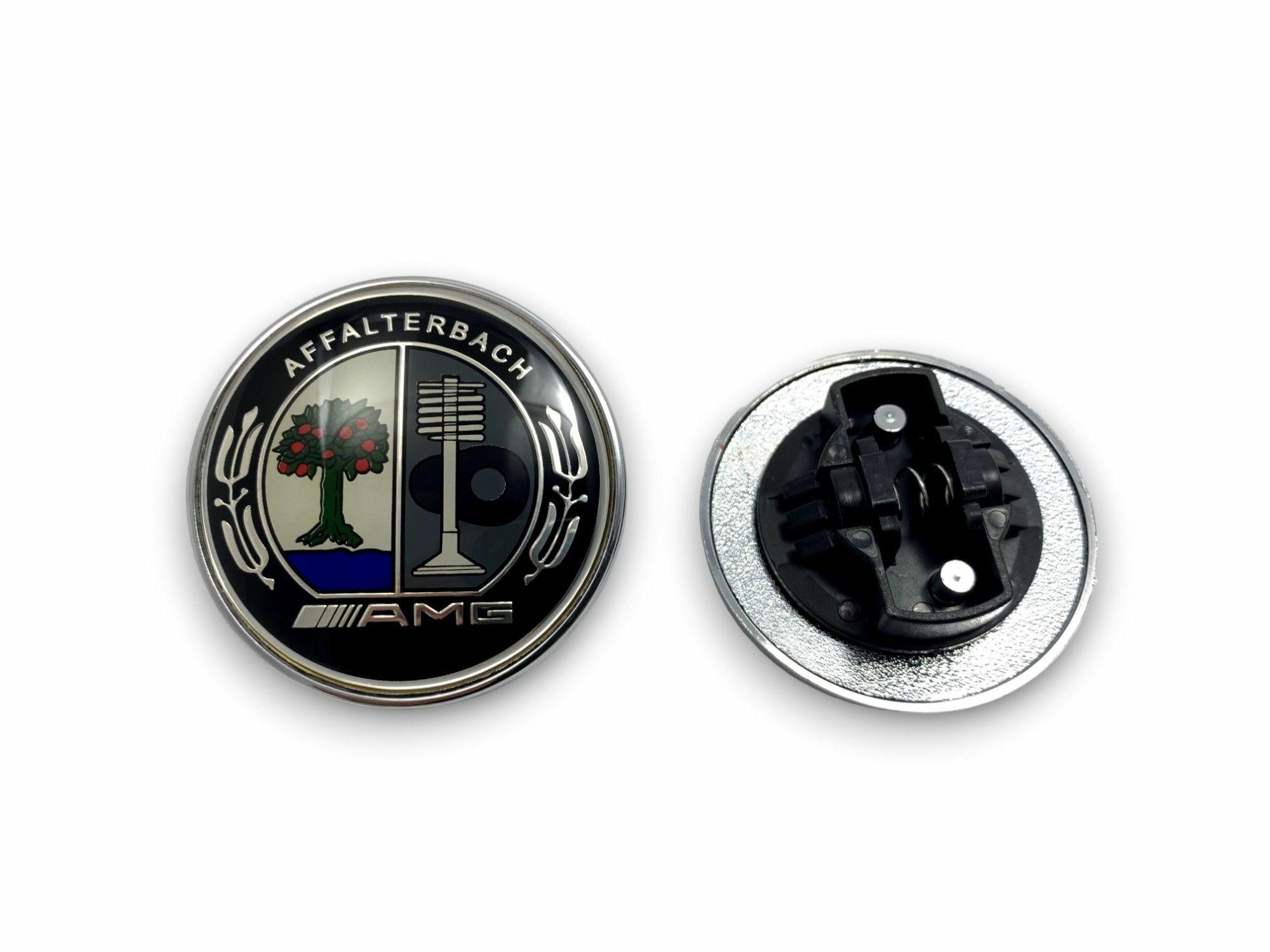 AFFALTERBACH эмблема Мерседес/значок аффальтербач, шильдик на капот Mercedes-Benz AFFALTERBACH color металл 57/37 мм