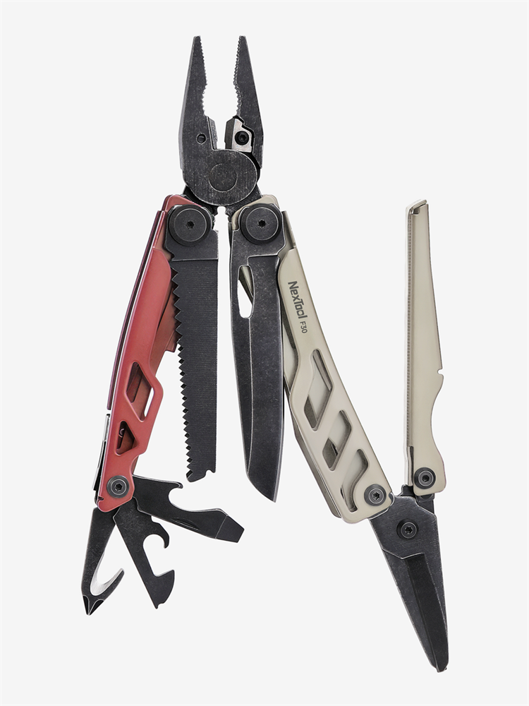 NeXTool Мультитул пассатижи туристический NexTool Flagship F30 Pro NE20203A красный/бежевый