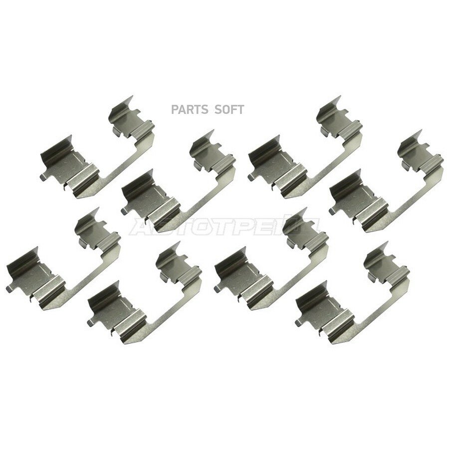 Комплект монтажный тормозных колодок FR HONDA ACCORD 98-/CIVIC 01- SAT ST-349-0037 | цена за 1 шт