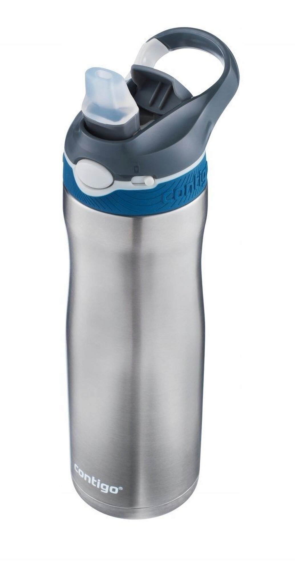 Термос Contigo Ashland Chill с мундштуком 590 мл, цвет серебро