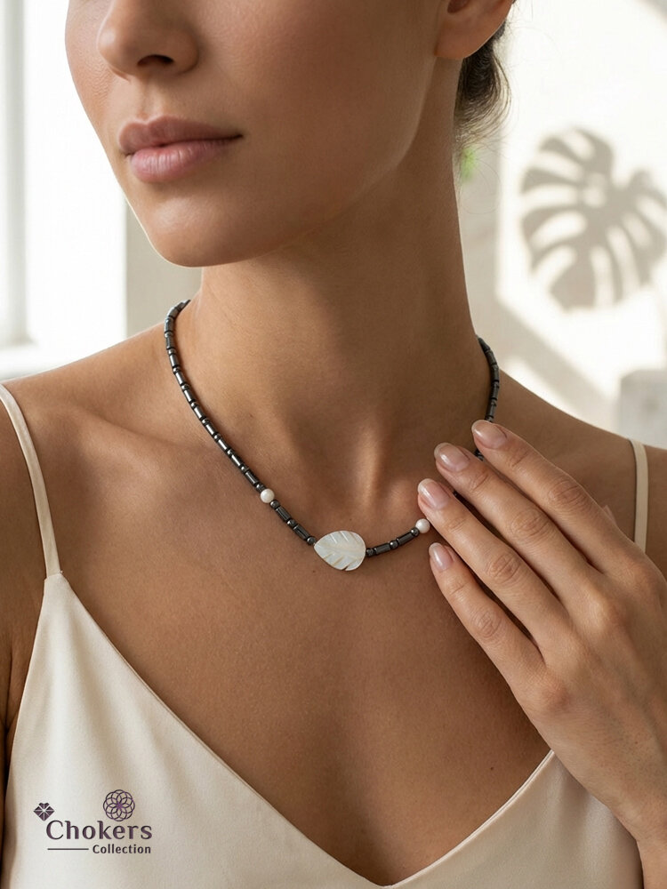 Бусы, перламутр