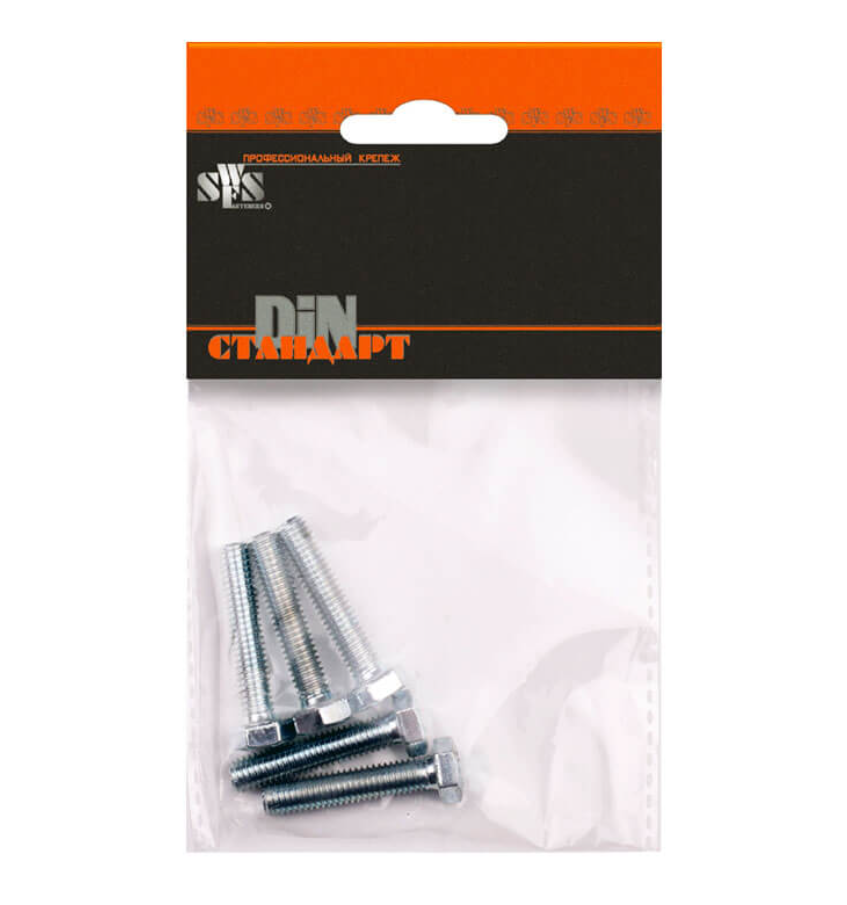 Болт SWFS DIN933 М8х60 (2 шт) пакетик