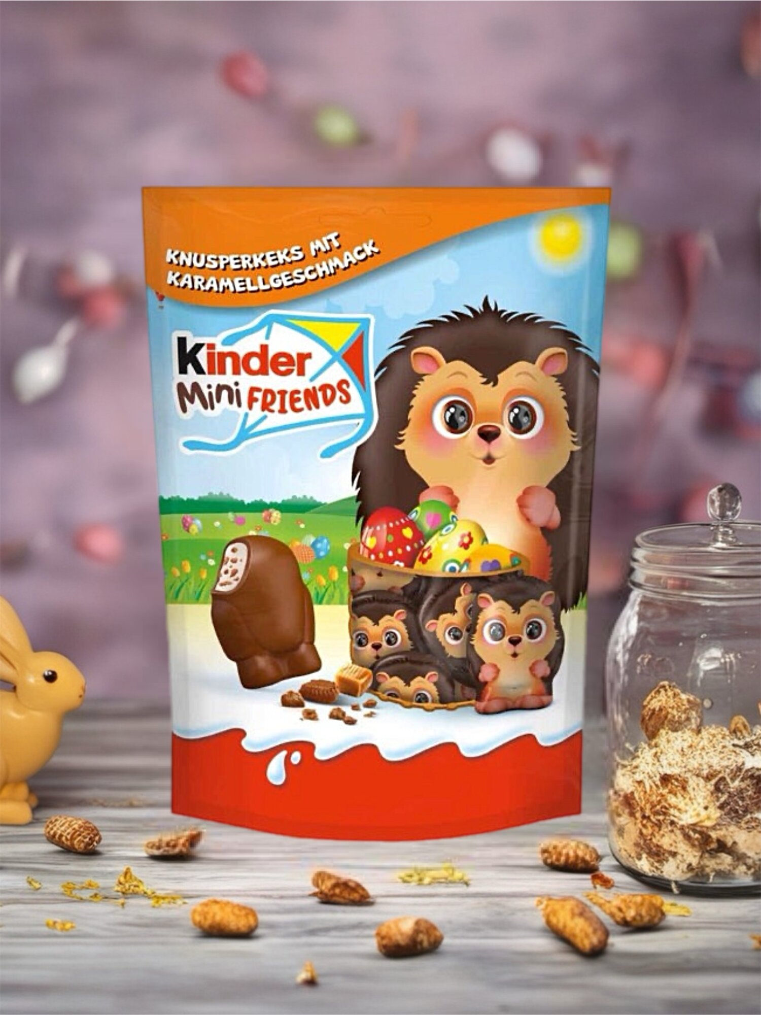Kinder Mini Friends Киндер Шоколадные Конфеты Друзья Ежик, 122г (Германия)