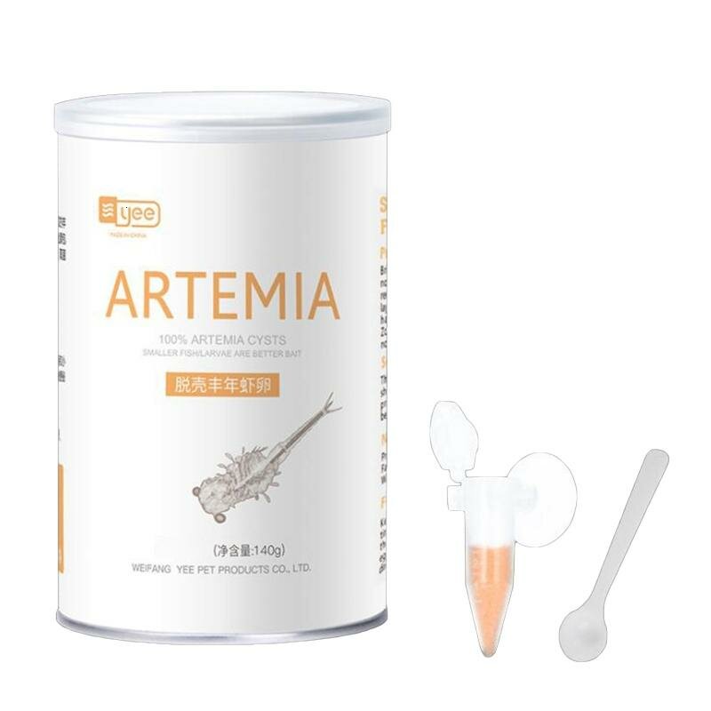 Корм для рыбок артемия, 200 мл и 500 мл, 200