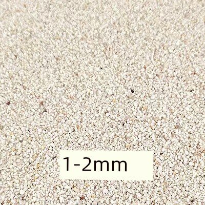 Натуральный речной песок Нила для аквариумов, крупнозернистый 1-2 мм, пакет 10 фунтов - декоративный грунт для аквариума