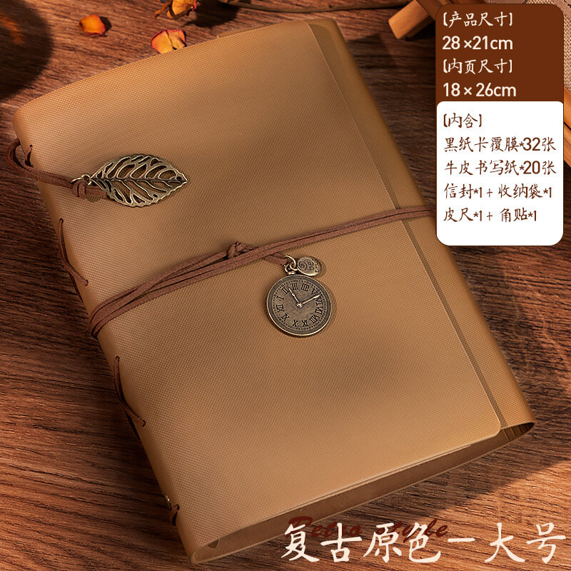 Винтажный фотоальбом для пары, книга воспоминаний о путешествиях, альбом для записи любовных воспоминаний, коллекция билетов, самоклеящийся, ручной работы на заказ.