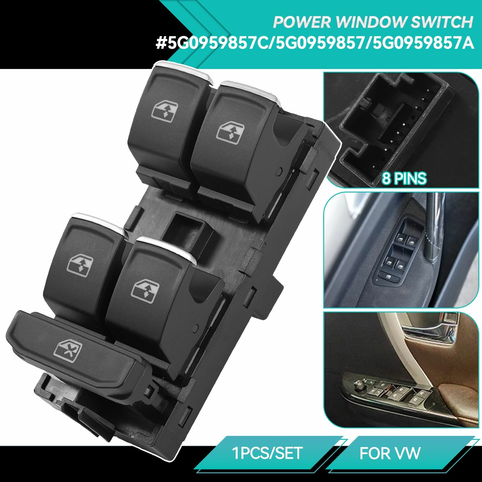 Система контроля водителя, арт. 5G0959857C;5G0959857;5G0959857A, 1 шт.