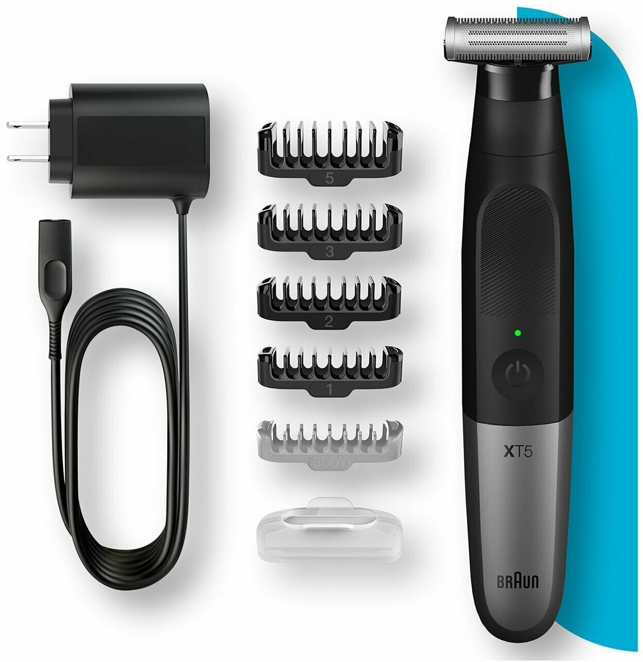 Триммер электрический Braun OneTool XT5100 черный/серебристый