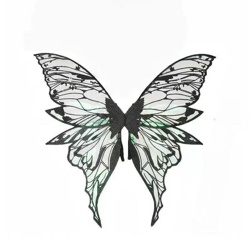 Новые большие золотые блестящие крылья бабочки являются незаменимым реквизитом для праздничных выступлений и фотосессий.