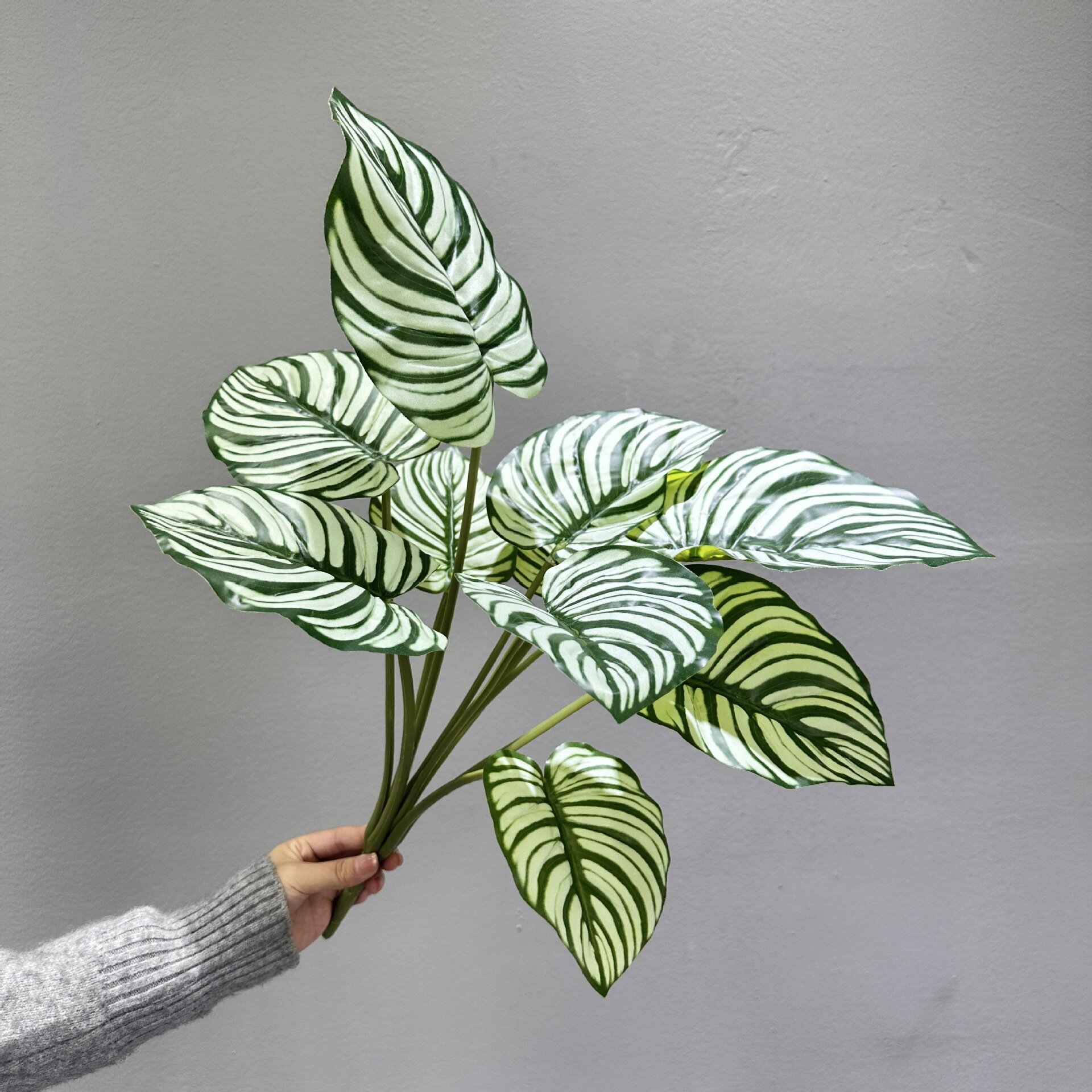 Искусственный лист таро, лист монстеры, висячий лист, зеленое растение для ландшафтного дизайна, украшения дома, напольный декоративный бонсай с зелеными листьями.