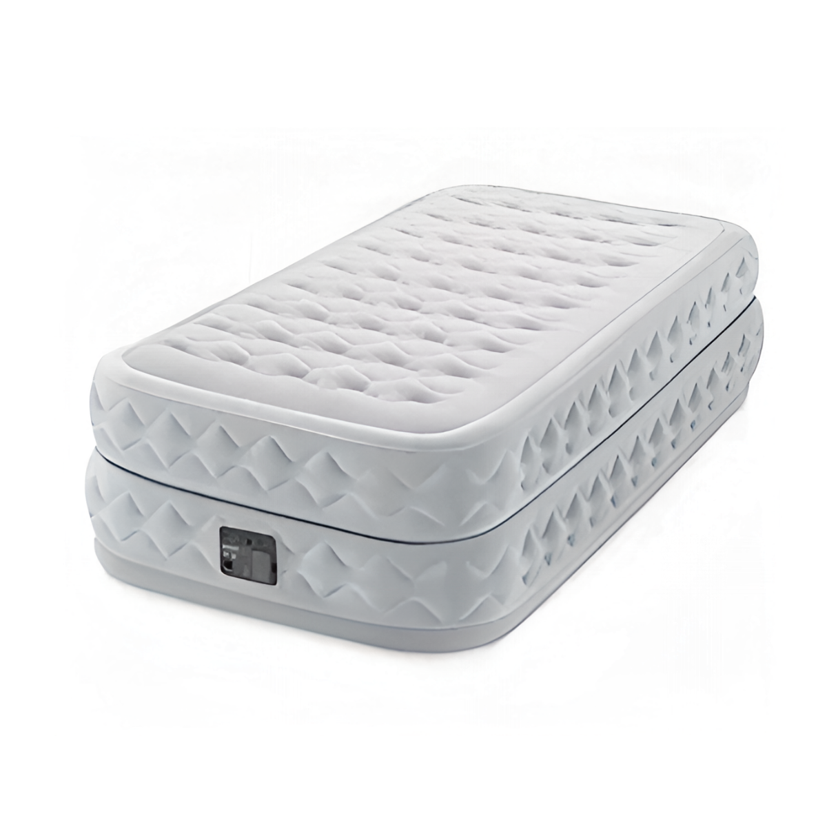 Кровать надувная Intex 64488 Supreme Air-Flow Bed серый, 99х191х51см, одноместная, выдерживает 136 кг