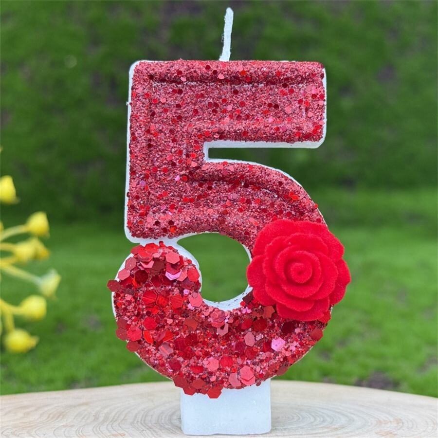 Свечи для торта 7 см х 4 см 1 шт