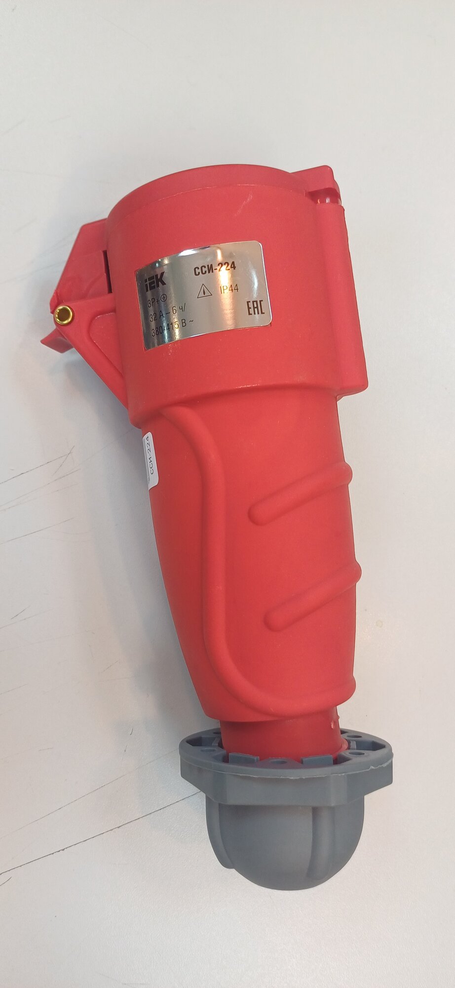 Вилка кабельная 32А 3Р+N+E IР44 переносная 400В AM-TOP | код.300 | MENNEKES