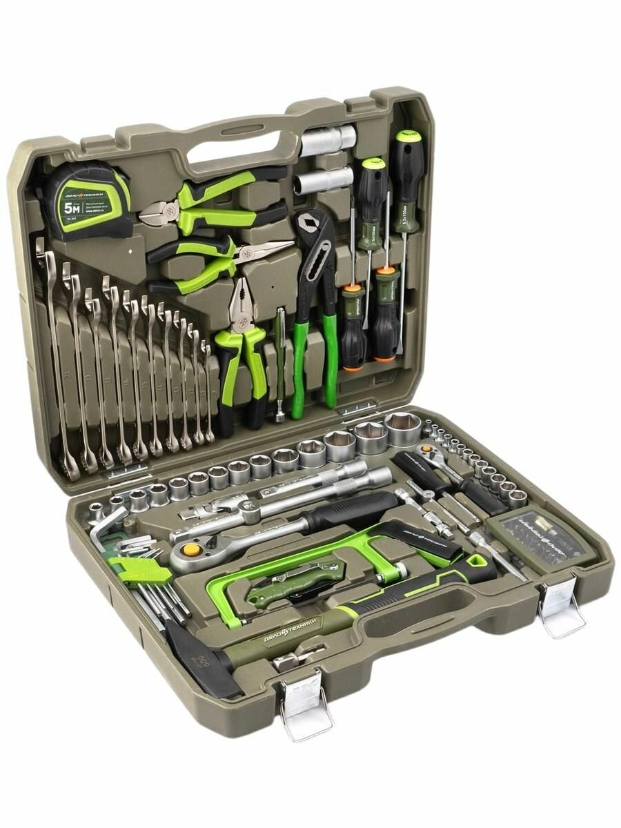 Набор инструментов универсальный 101пр (1/2", 1/4") , Дело Техники, 620801