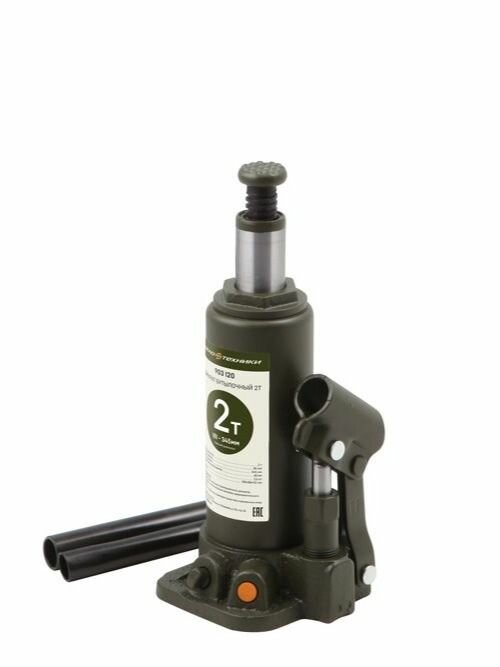 Домкрат гидравлический бутылочный 2 тонны, 181-345 мм, в кейсе