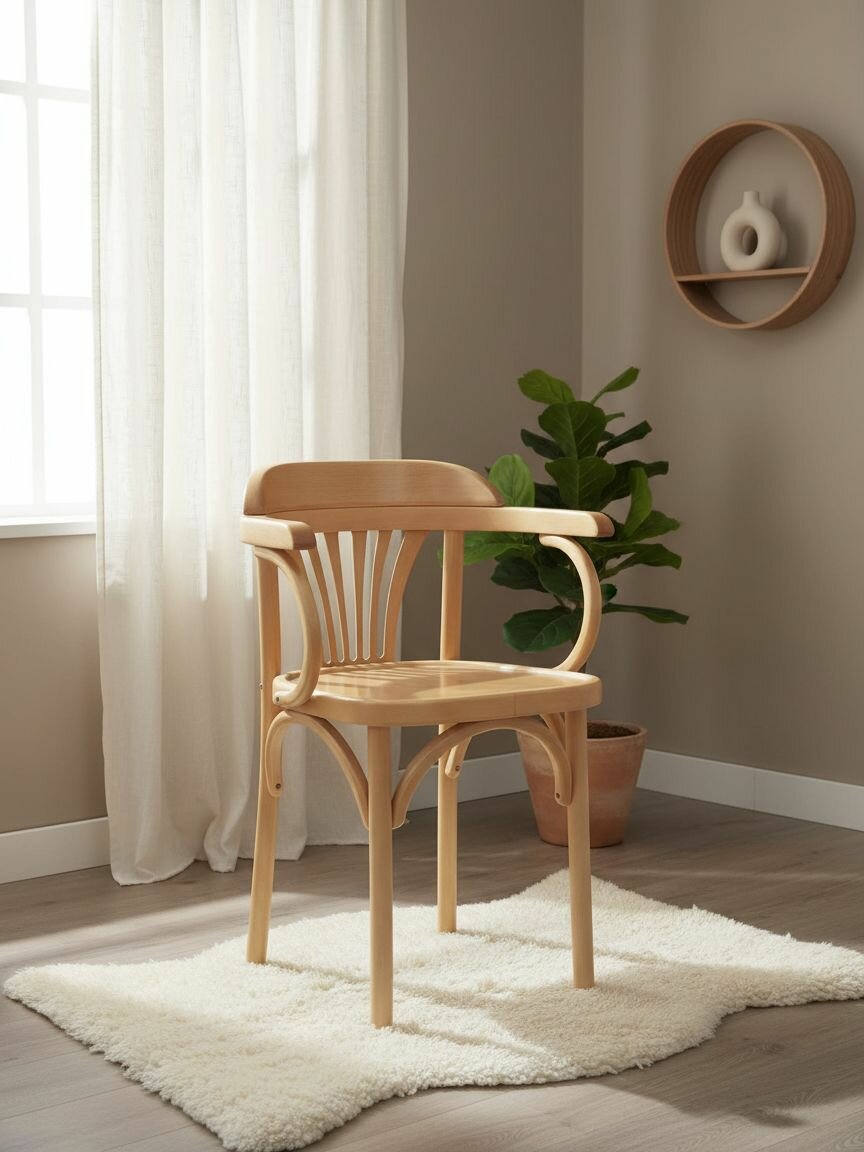 Стул венский с подлокотниками