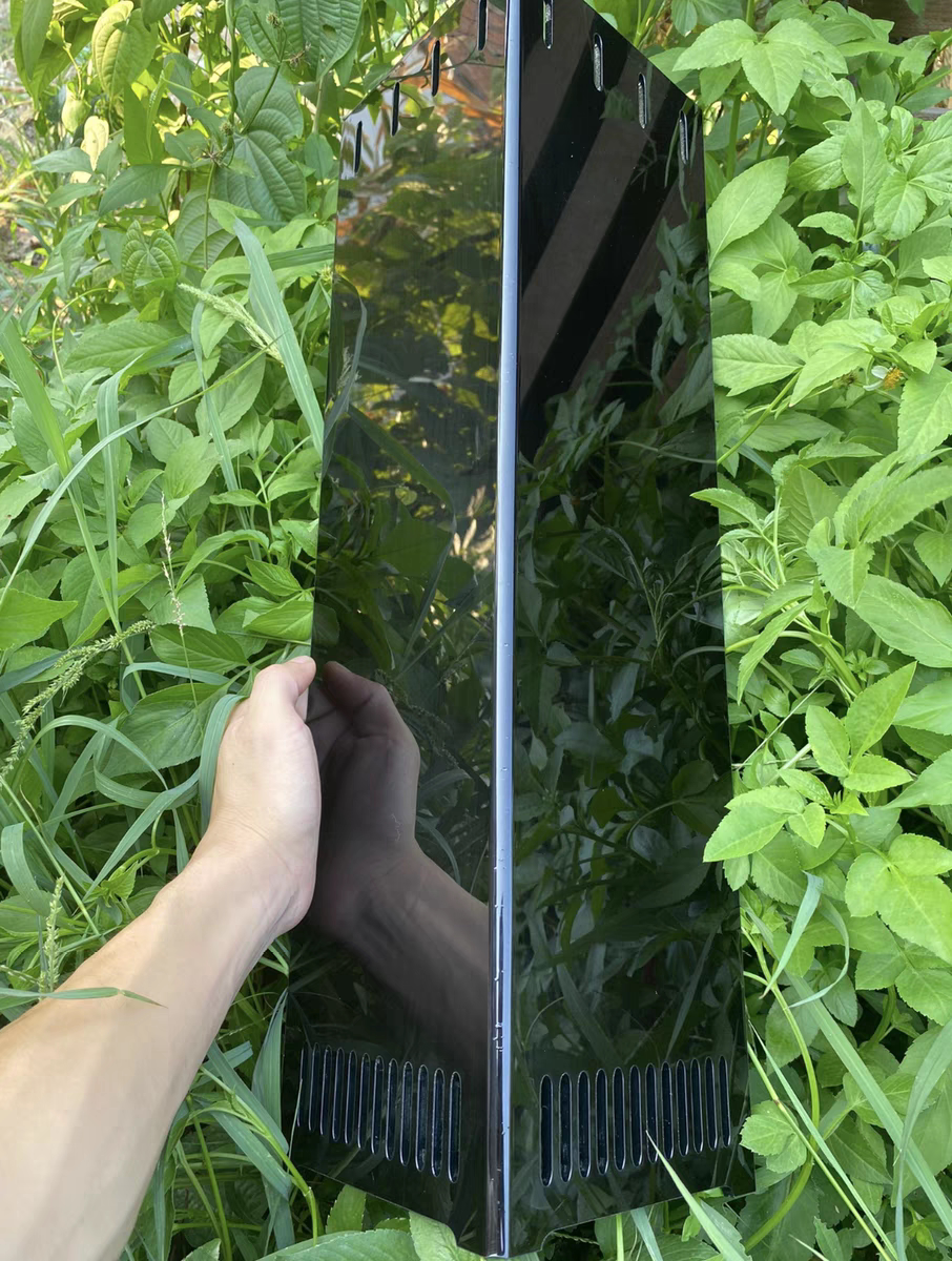 Акриловый прямой угол перелива для аквариума, защита от воды насоса, черный цвет