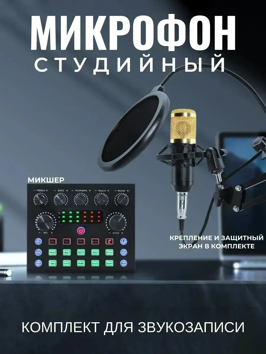 Микрофон с микшером