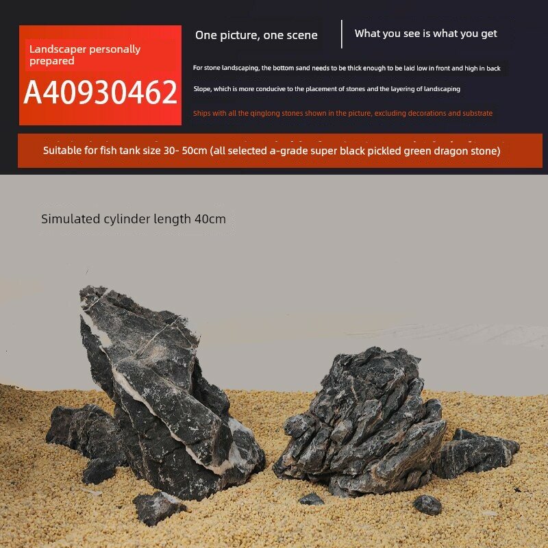 Набор из кислотно обработанного камня дракона для аквариумов, натуральная декоративная структура, 3-6 штук в комплекте