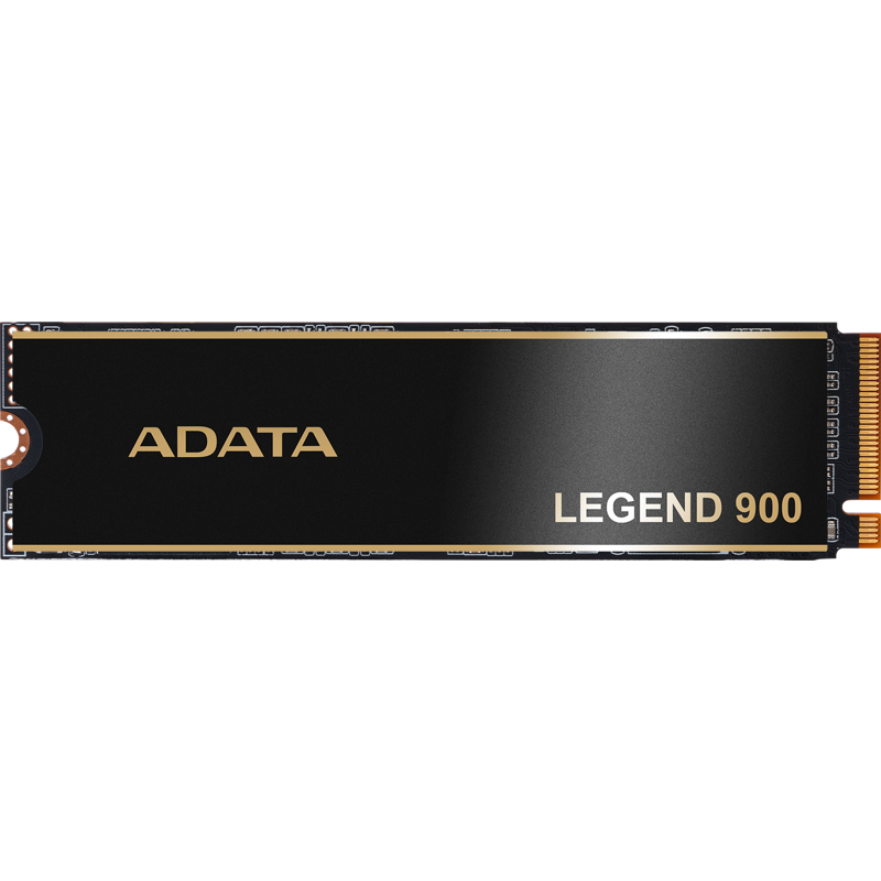 Твердотельный накопитель ADATA SSD LEGEND 900 SLEG-900-1TCS, 1024GB, M.2(22x80mm), NVMe 1.4, PCIe 4.0 x4, 3D NAND, R/W 7000/4700MB/s, IOPs н. д./н. д, TBW 600, DWPD 0.3, with Heat Sink, гарантия 5 ЛЕТ