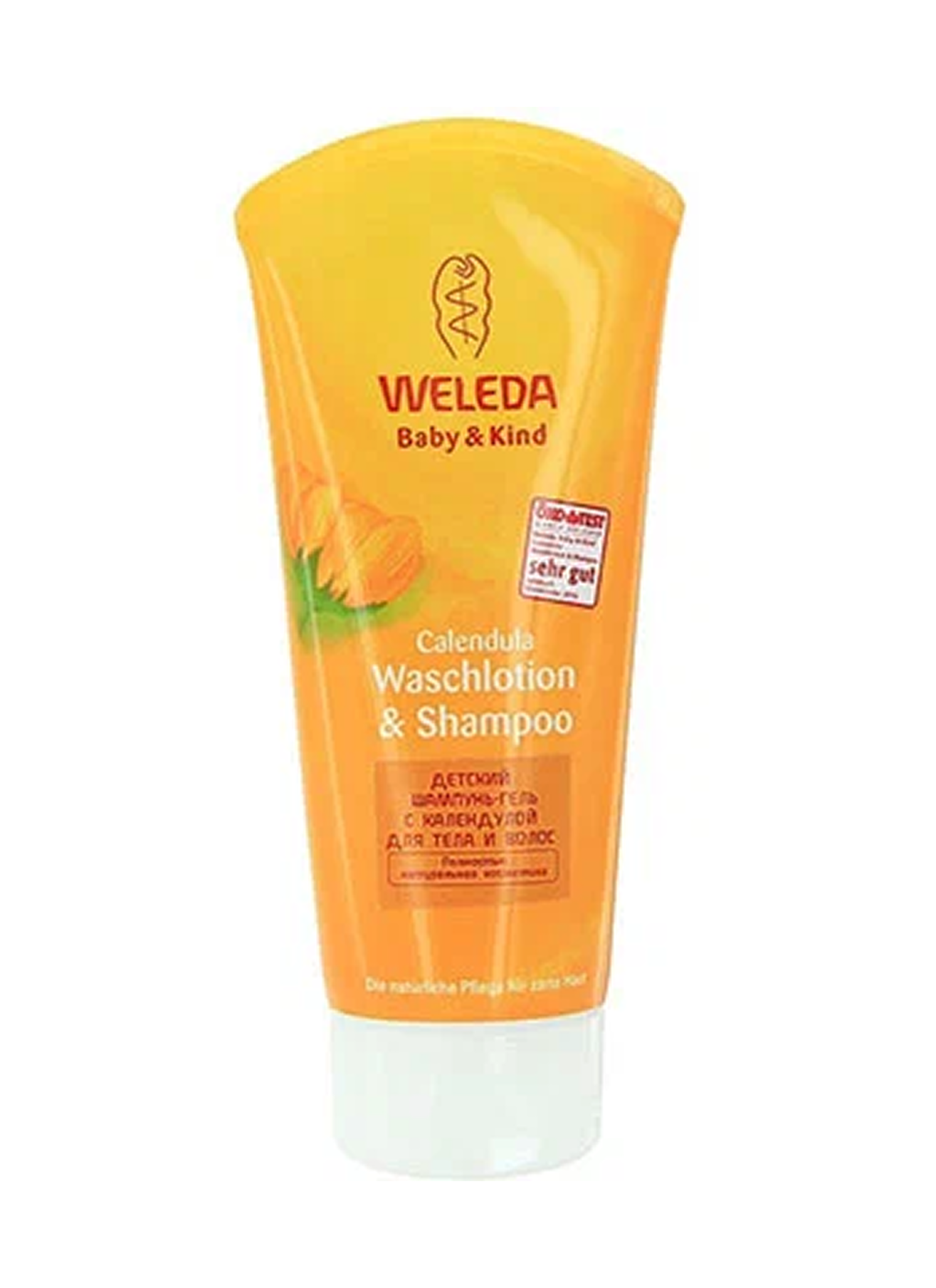 Веледа/Weleda Детский шампунь-гель с календулой для волос и тела 200 мл