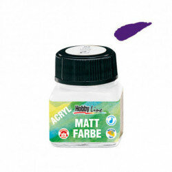 Краска акриловая матовая Hobby Line, фиолетовый, 20 мл