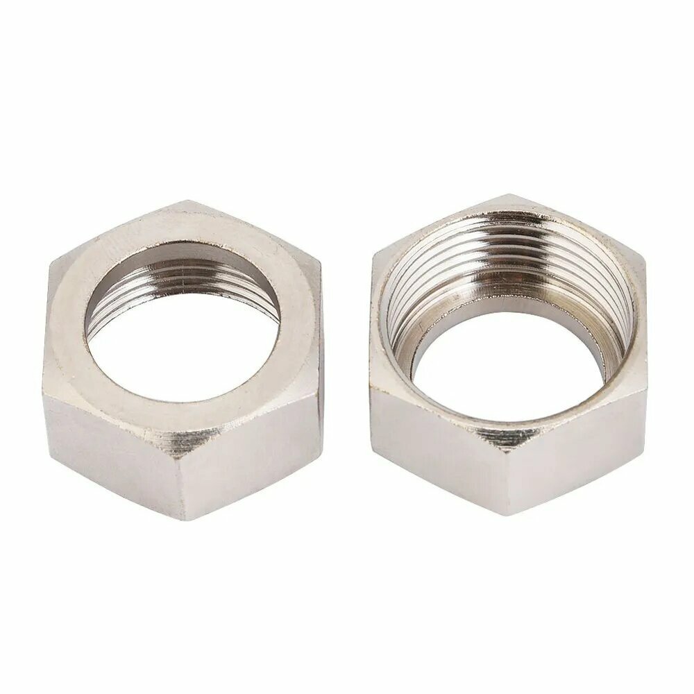 4 штуки резьбовых гайок для гофрированного шланга водонагревателя 3/4 дюйм шестигранных 20 миллиметров с медным покрытием