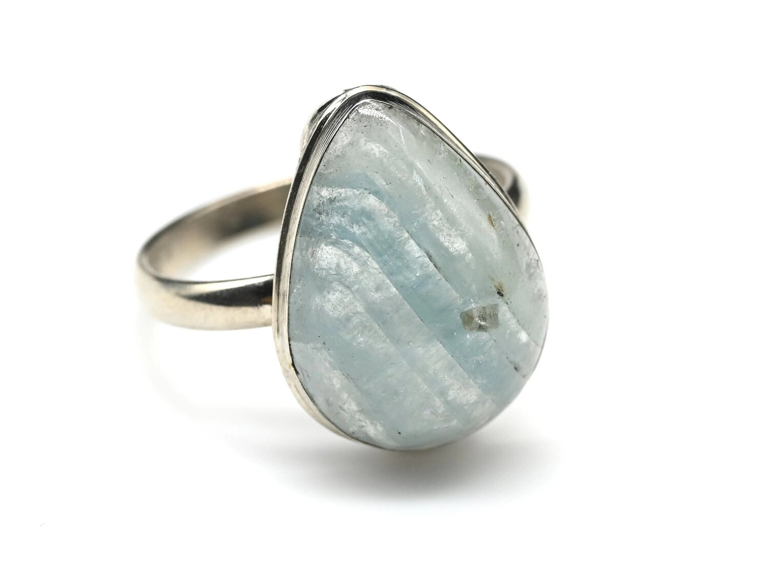 Кольцо, аквамарин