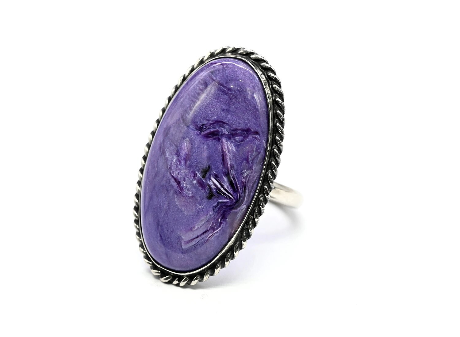 Кольцо, чароит