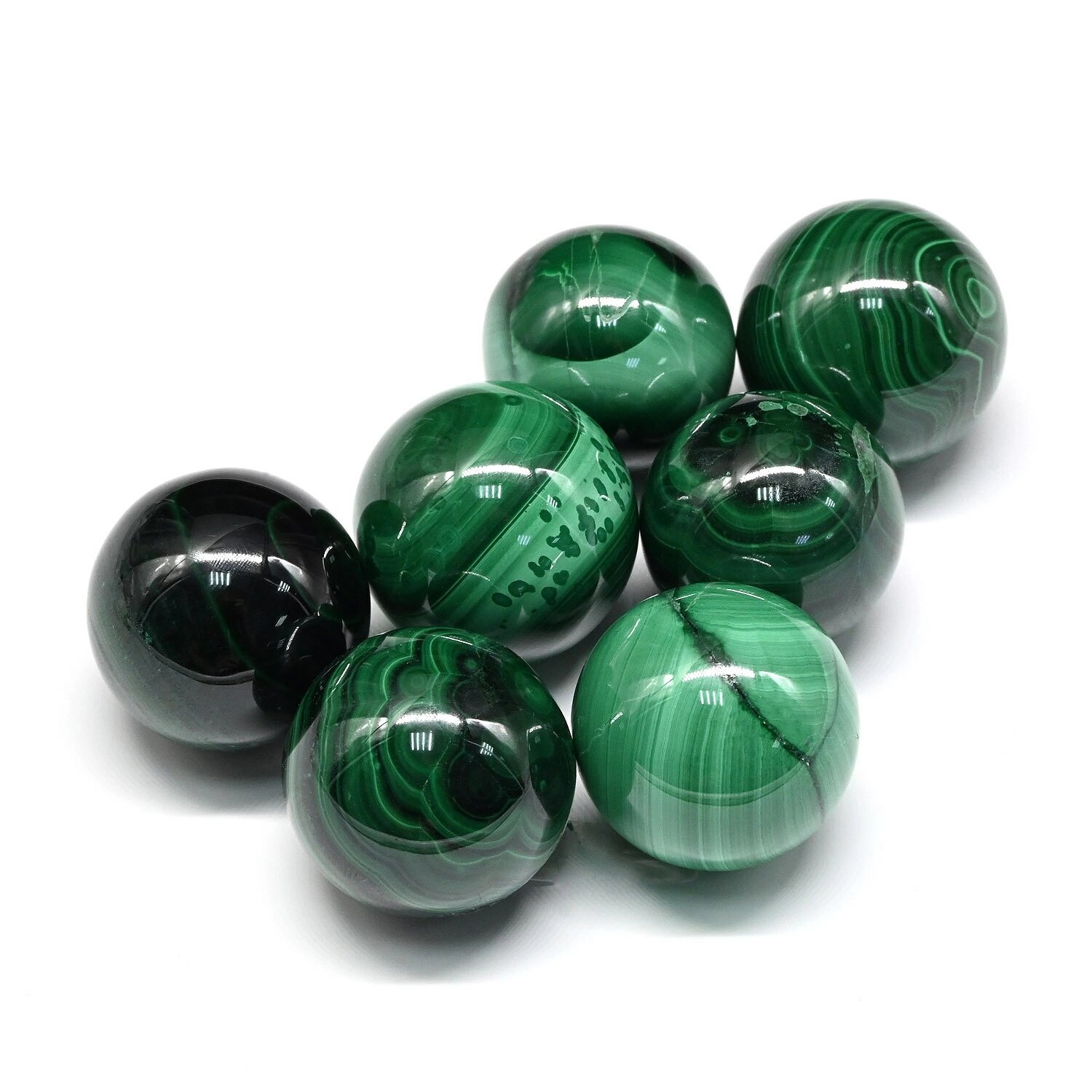 Шар из малахита 23-25мм. .