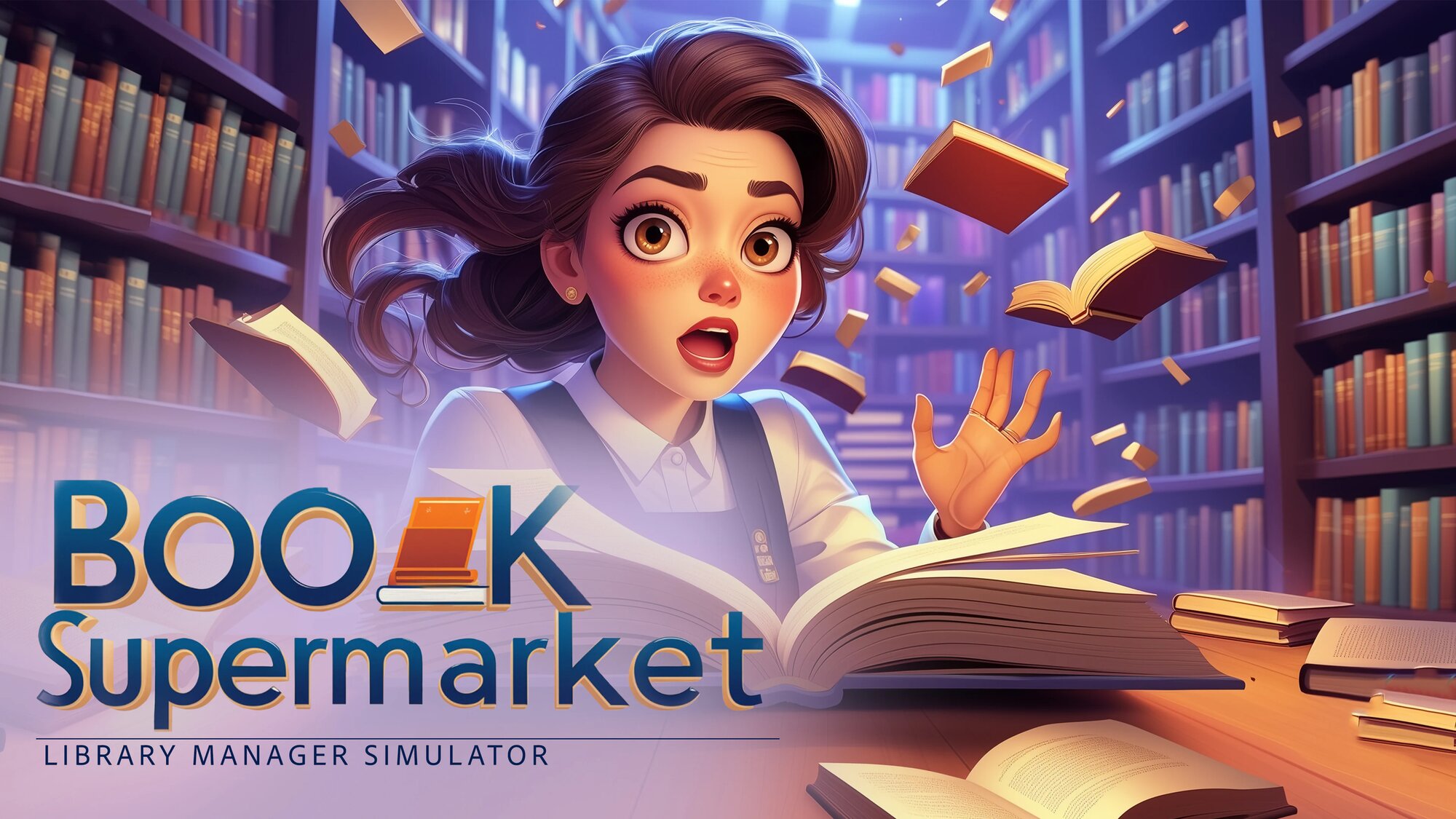 Book Supermarket Library Manager Simulator для Sony PlayStation | PS5 | Игра навсегда | Быстрая доставка (Турция)