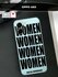 Силиконовый чехол на Oppo A6x / Оппо A6x с принтом Women black