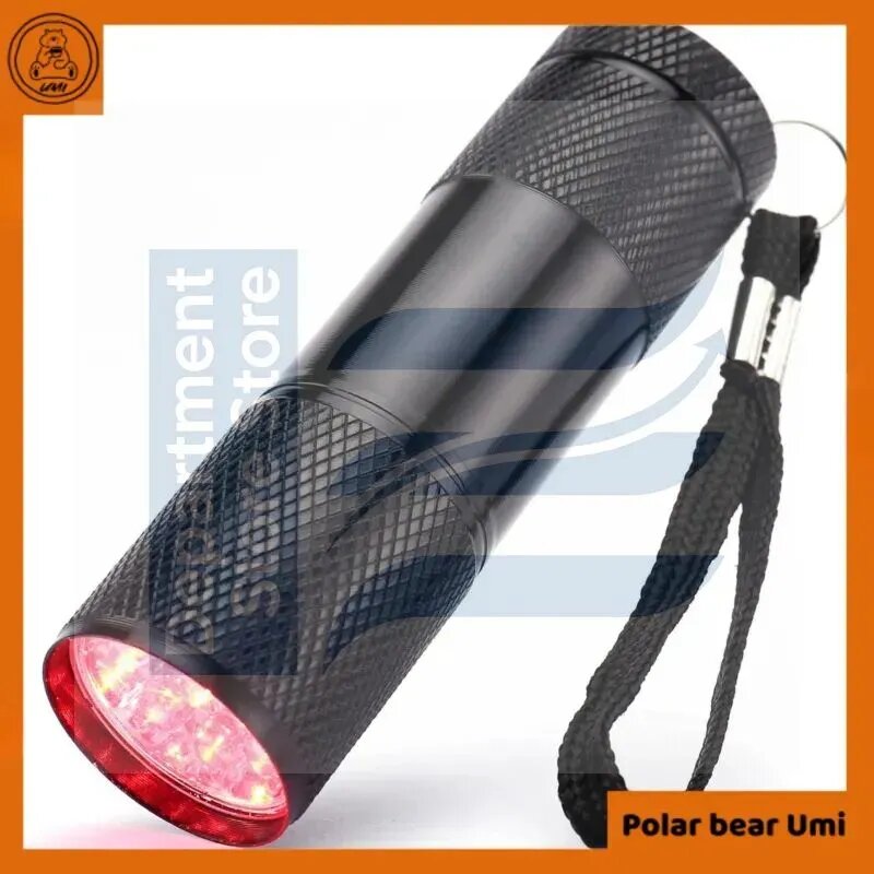 Красный фонарик 625нм для поиска вен, 9 светодиодов, портативный инфракрасный прибор для визуализации вен