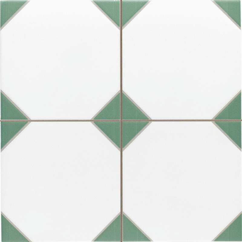 Керамический гранит Realonda Canterbury Green 33*33, квадратная, узор, матовая,33*33 см (цена за 1 м2)