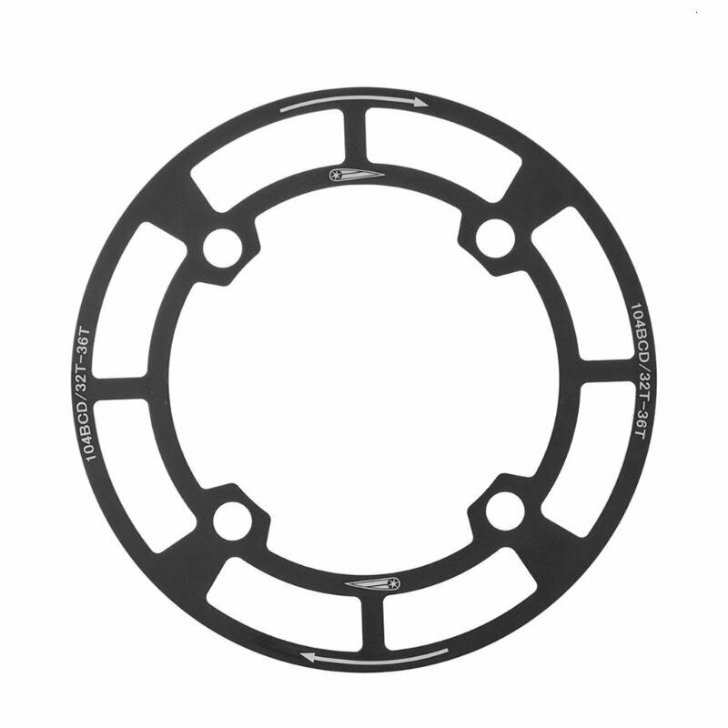 Щиток для звёздочки велосипеда, Черный от 32Т до 36Т