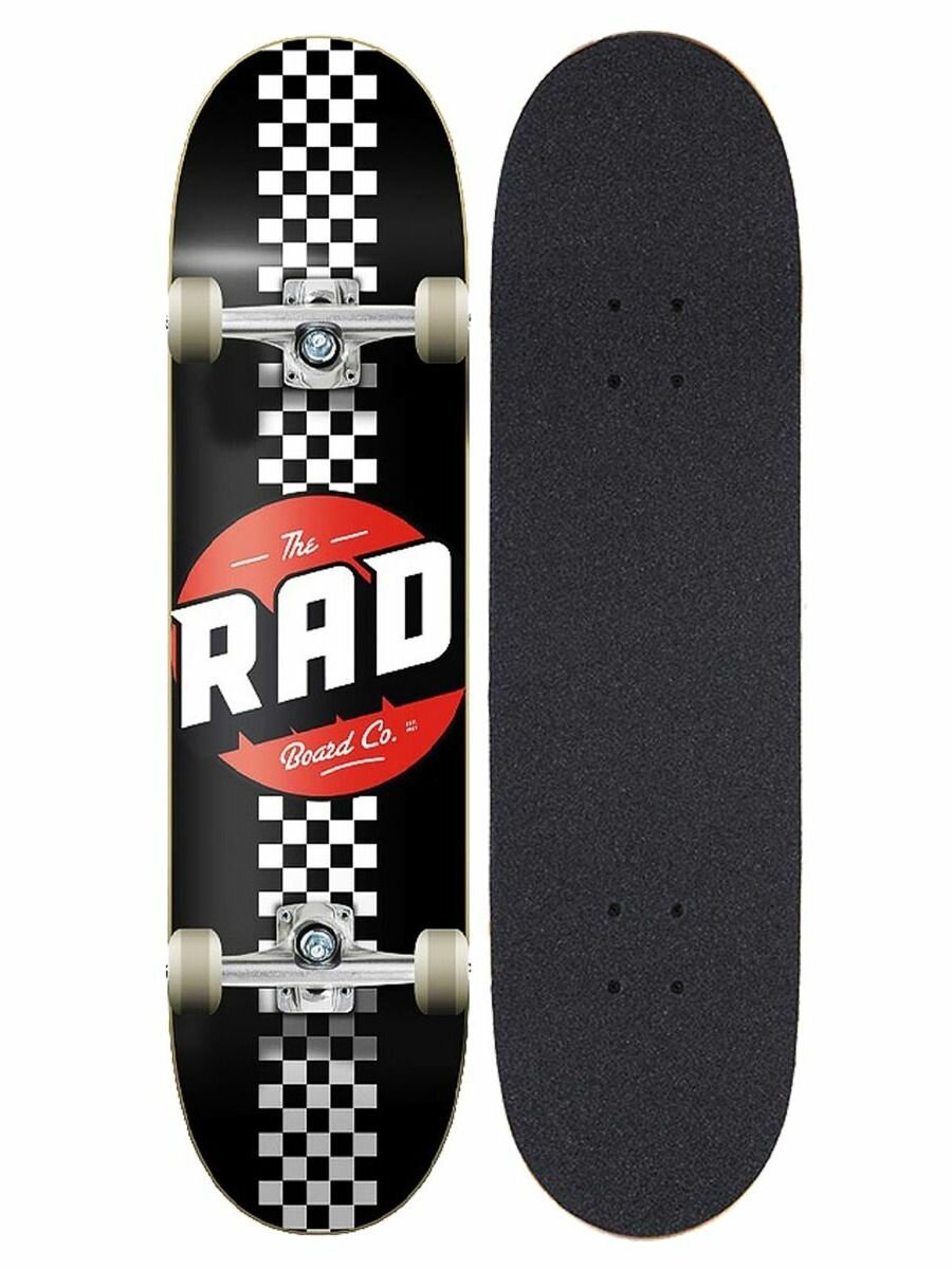 Скейтборд Rad Dude Crew Checkers Black/White 8.0 x 32 2026