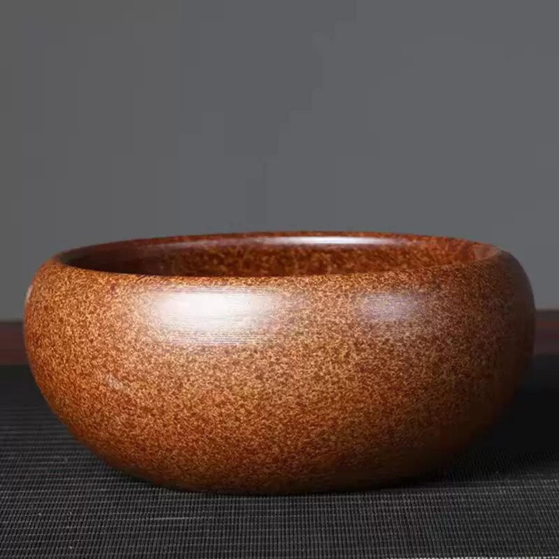 Керамическая ваза-аквариум с рисунком из хлопка, маленький размер, диаметр 24 см для золотых рыбок и черепах,