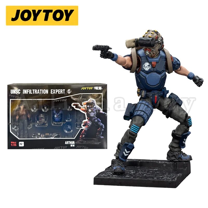 JOYTOY 1/25 Фигурка UNSC Infiltration Expert Arthur, темно-синий