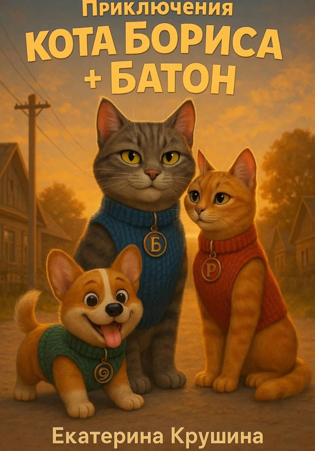 Приключения кота Бориса + Батон [Цифровая книга]