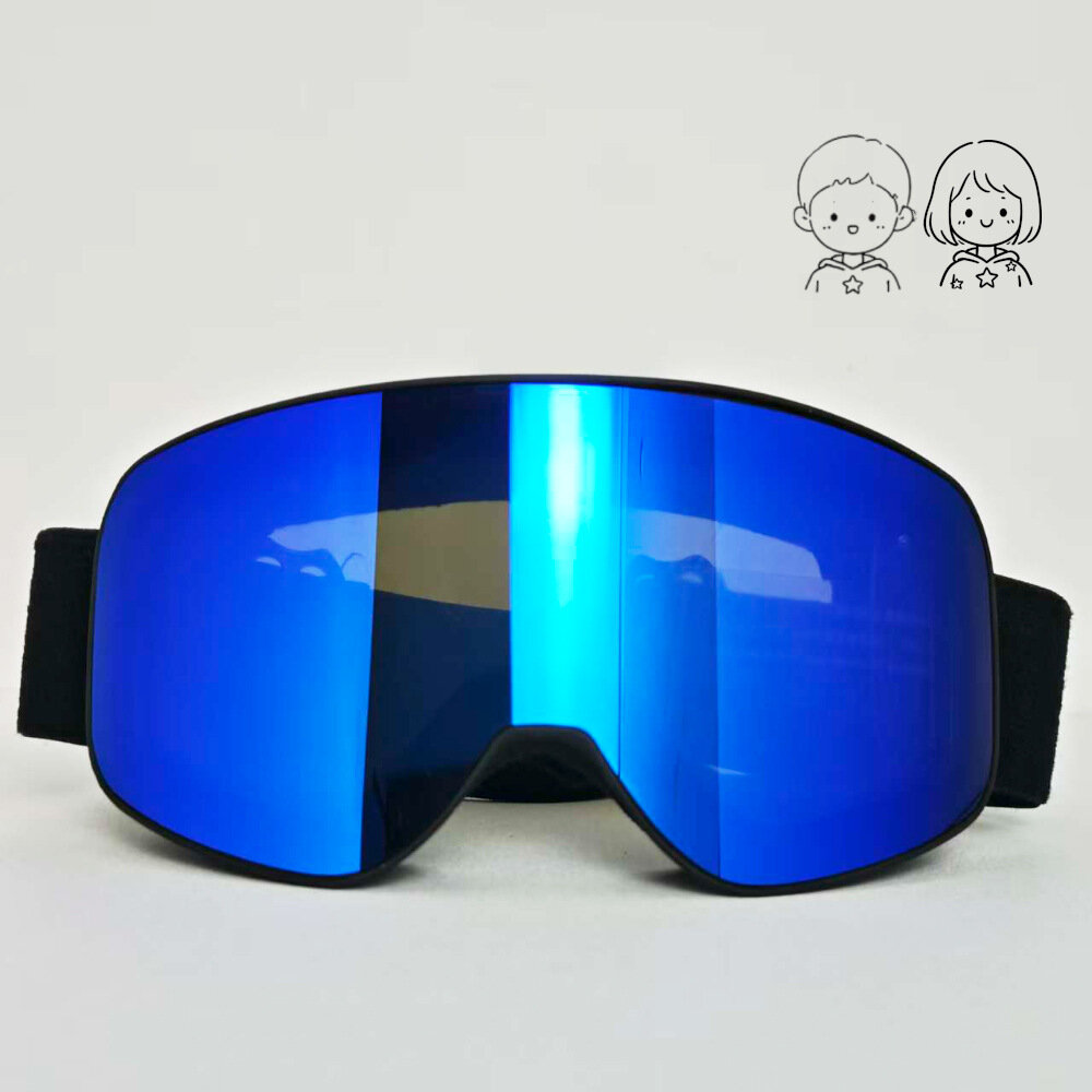 Новое снаряжение для катания на лыжах, двухслойные противотуманные очки, очки с диоптриями, горнолыжные очки для альпинизма.