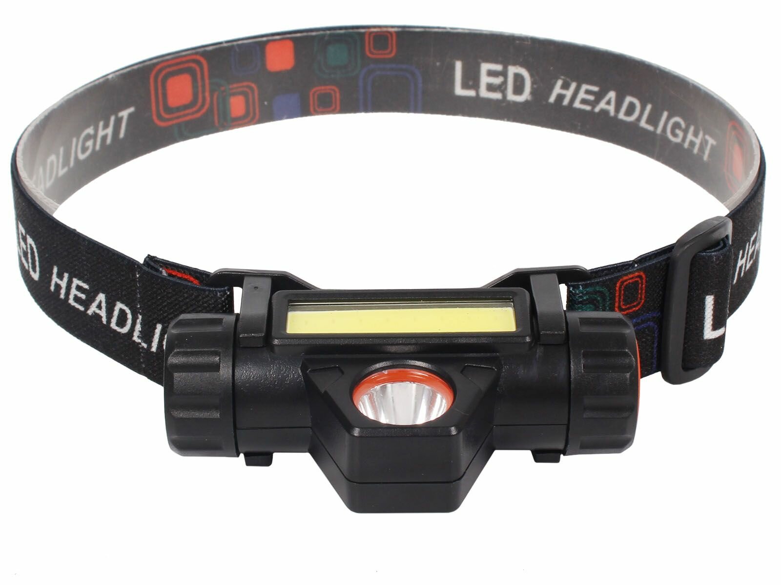 Фонарь налобный светодиодный АКБ USB 556