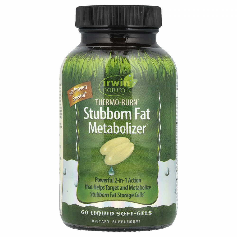 Irwin Naturals, Thermo-Burn Stubborn Fat Metabolizer ™, 60 желатиновых капсул