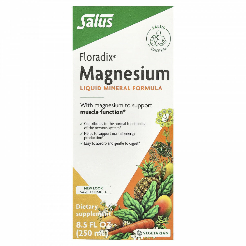 Floradix, магний, 250 мл (8,5 жидк. унции)