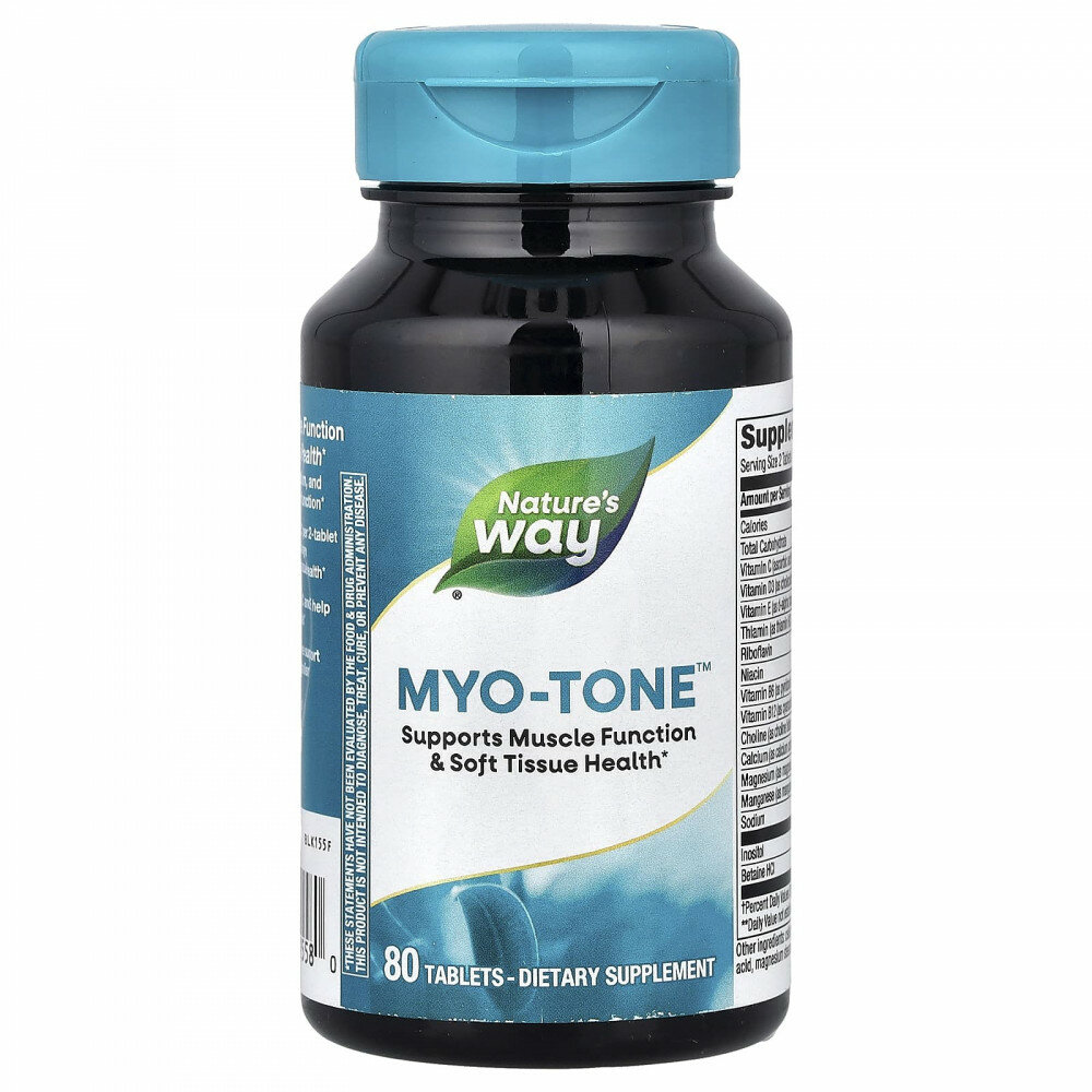 Nature's Way, Myo-Tone ™, 80 таблеток