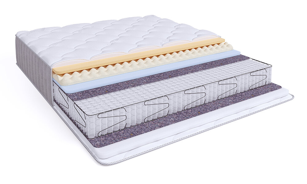 Матрас Beautyson Privat Light S1200 160х200, высота 30 см, анатомический средней жесткости Независимые пружины