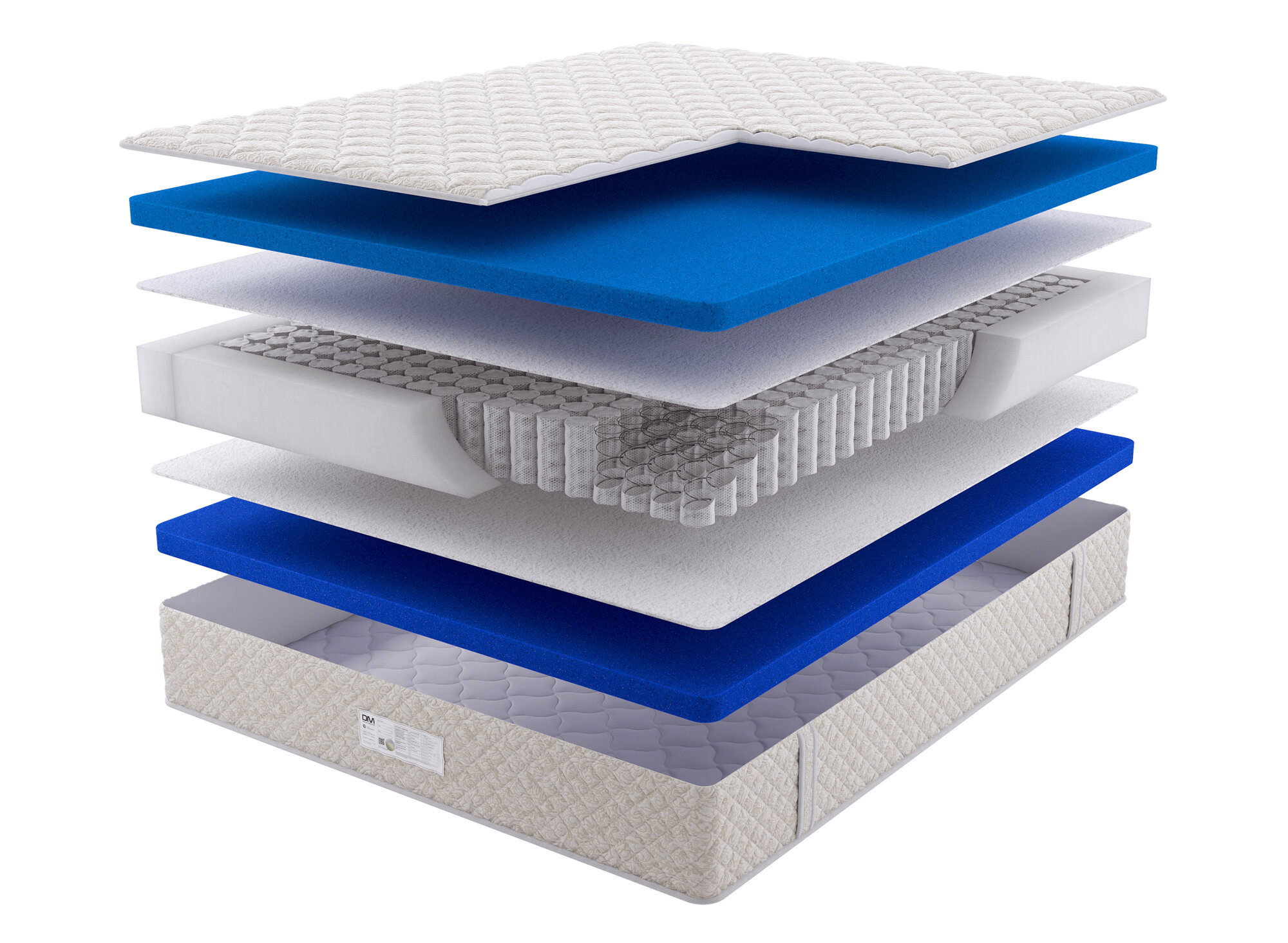 Матрас Dream Master Relax Medium Hard SP 80х190 высота 28 см анатомический Независимые пружины