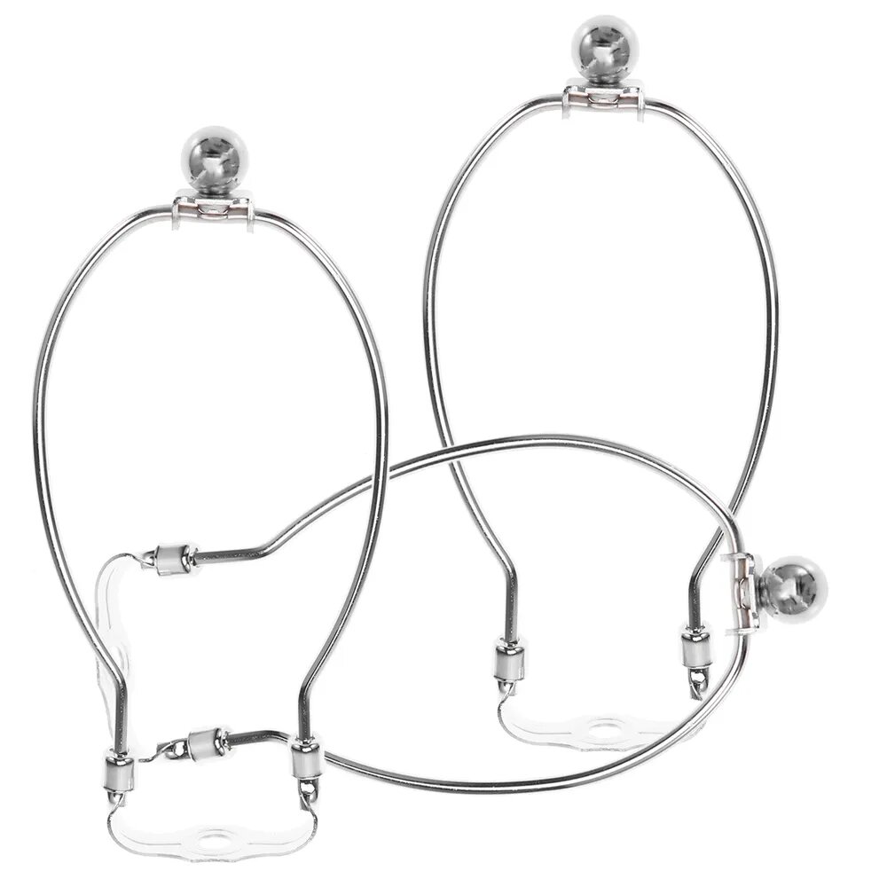 Крепление с роговым держателем из стали серебристого цвета для настольных и напольных ламп