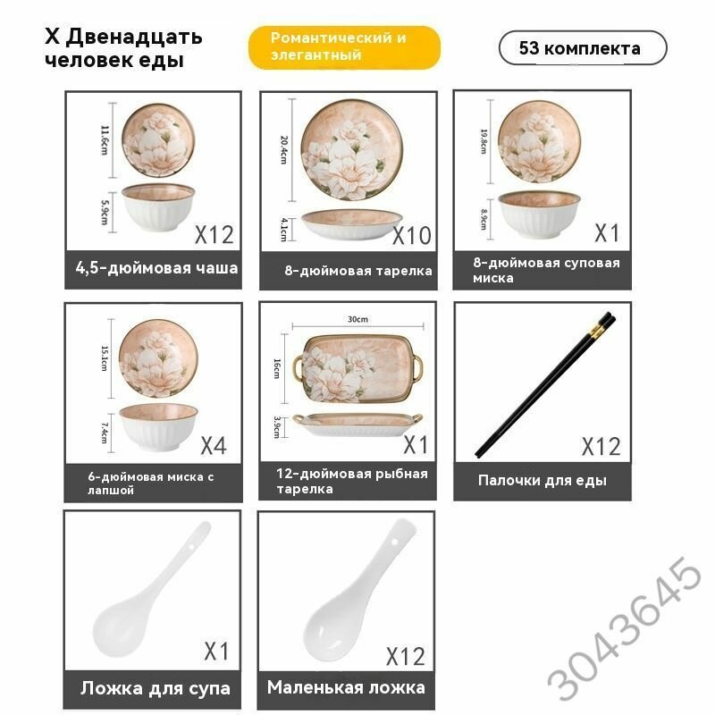 Набор столовой посуды — фото 1